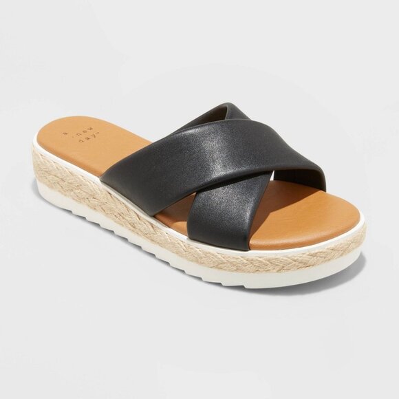 a new day | Shoes | A New Day Womens Carin Heeled Sandals Black ...